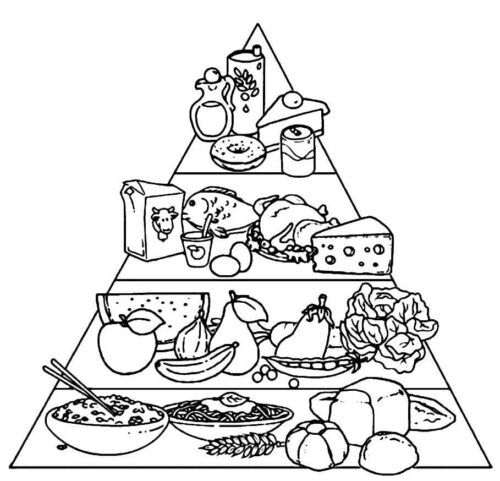 Foods Coloring Pages » Turkau