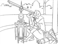 Galileo Galilei Coloring Page » Turkau