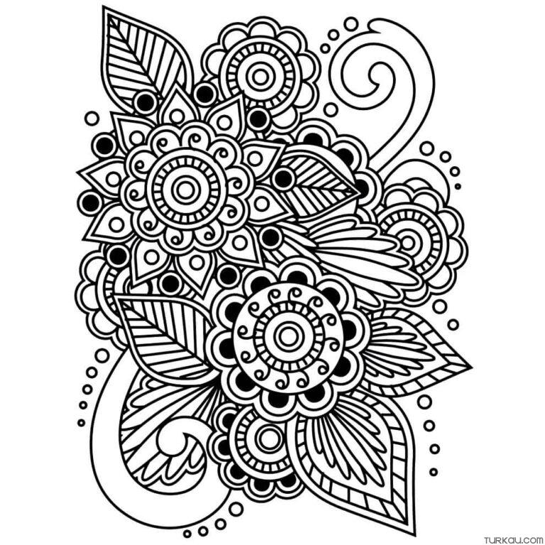 Mandala Flower Coloring Page » Turkau