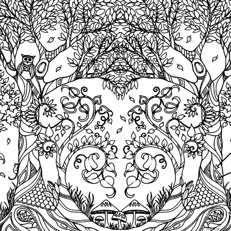 Nature Inspirational Coloring Page » Turkau