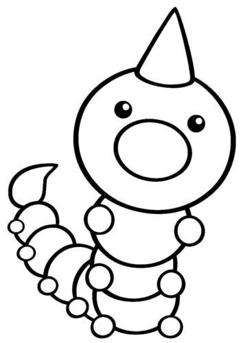 Pokemon Weedle Coloring Page » Turkau