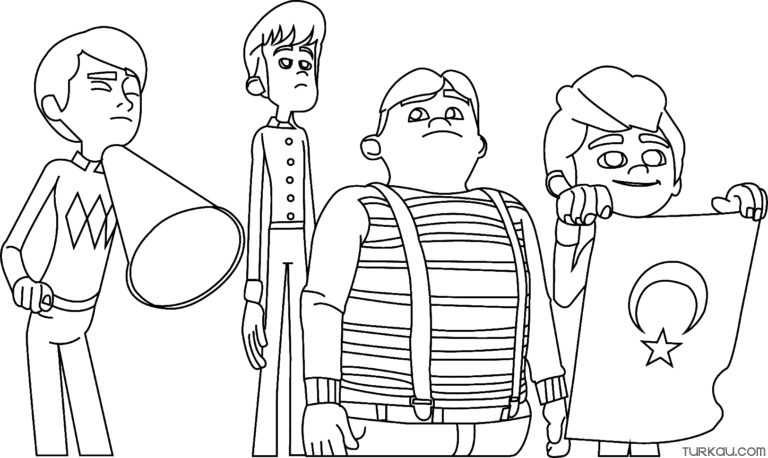 Rafadan Crew Coloring Page » Turkau
