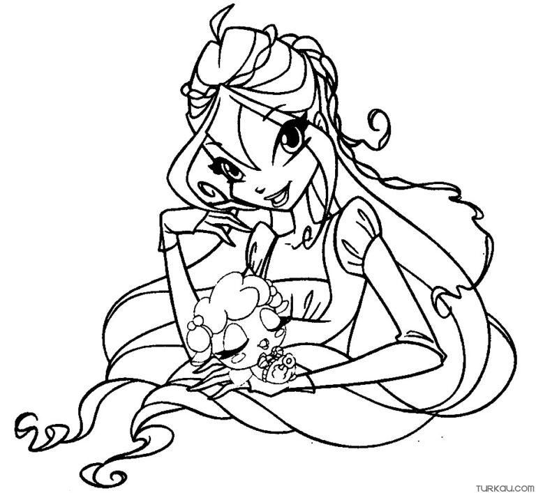 Winx Fairy Coloring Page » Turkau
