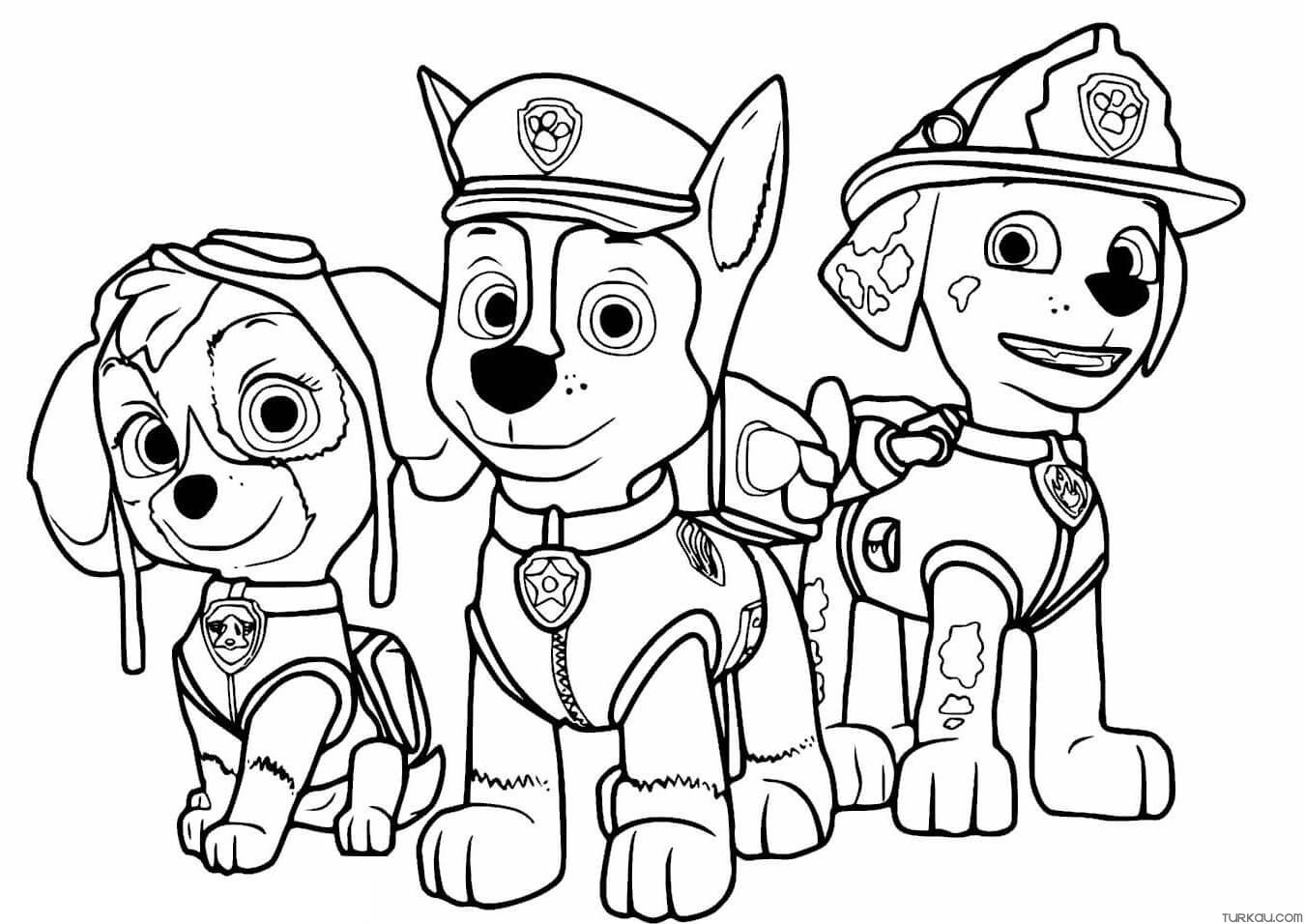 Chase Paw Patrol Coloring Page Turkau Chase Paw Patrol Coloring Page Turkau