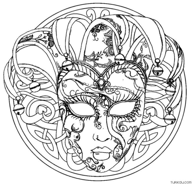 Carnival Mandala Coloring Pages For Adults » Turkau