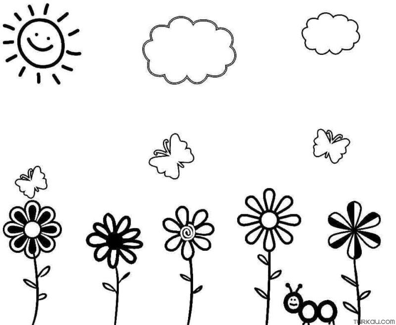 Flowers Coloring Pages For Preschoolers Turkau Flowers Coloring Pages For Preschoolers Turkau