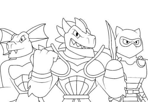 Goo Jit Zu Coloring Pages » Turkau