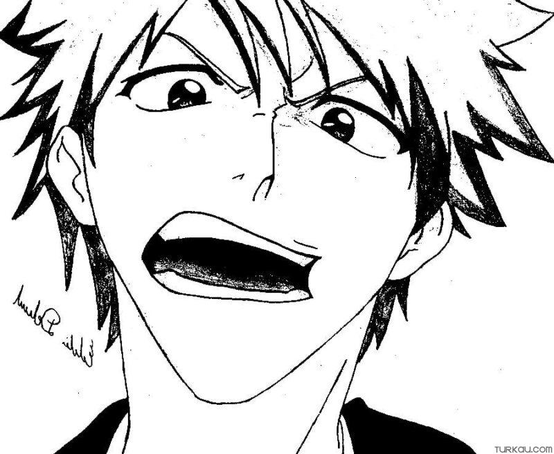 Ichigo Coloring Page » Turkau