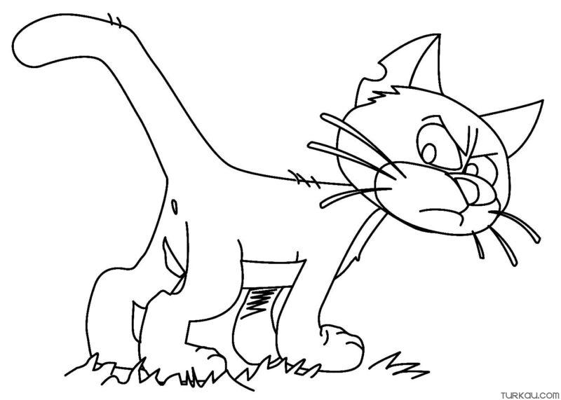 Smurf Azrael Coloring Page » Turkau