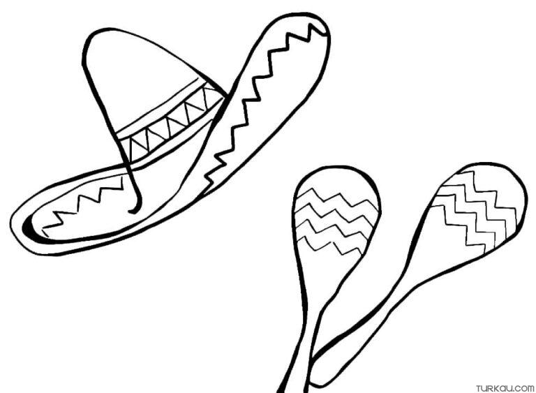 Cinco De Mayo Cactus Coloring Page » Turkau