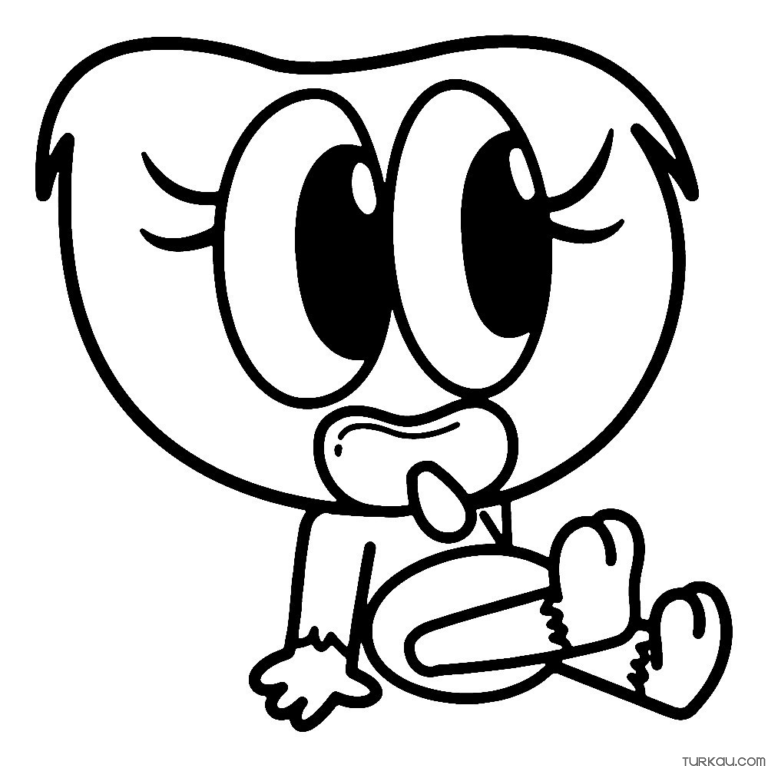 Kissy Missy Baby Coloring Page » Turkau