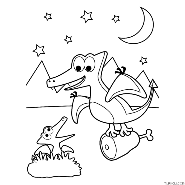 Mother Wolf And Baby Wolf Coloring Page » Turkau