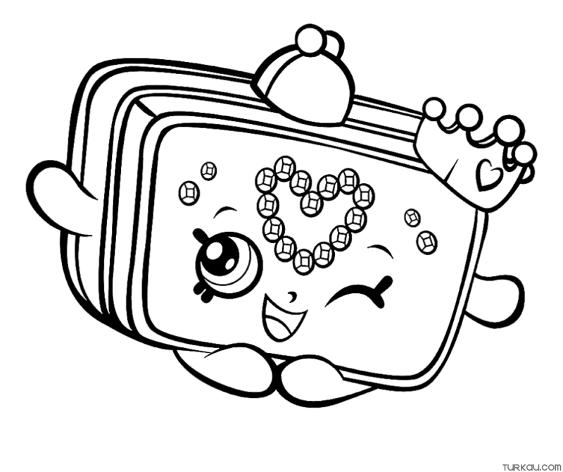 Shopkins Princess Poor Coloring Page » Turkau