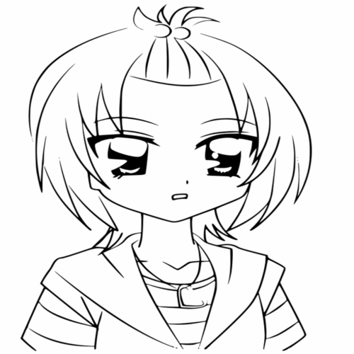 Anime Mizuki Hikaru Kirarin Coloring Page » Turkau