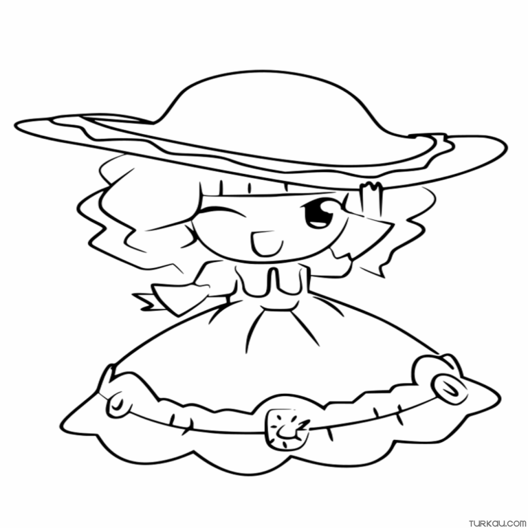 Anime Nana Girl Coloring Page » Turkau