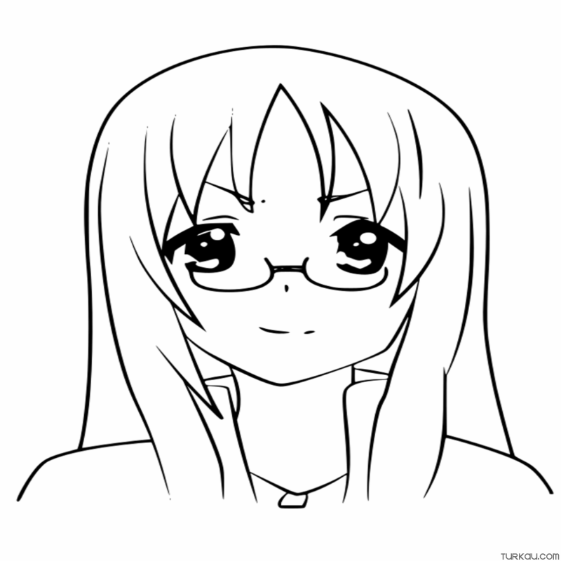 Anime Sawako Yamanaka Coloring Page » Turkau