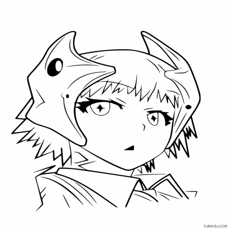 Anime Suishou Kibougaoka Coloring Page » Turkau